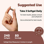 Natural detox support softgels