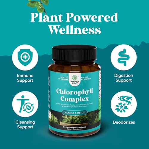 natural detox support with chlorophyll