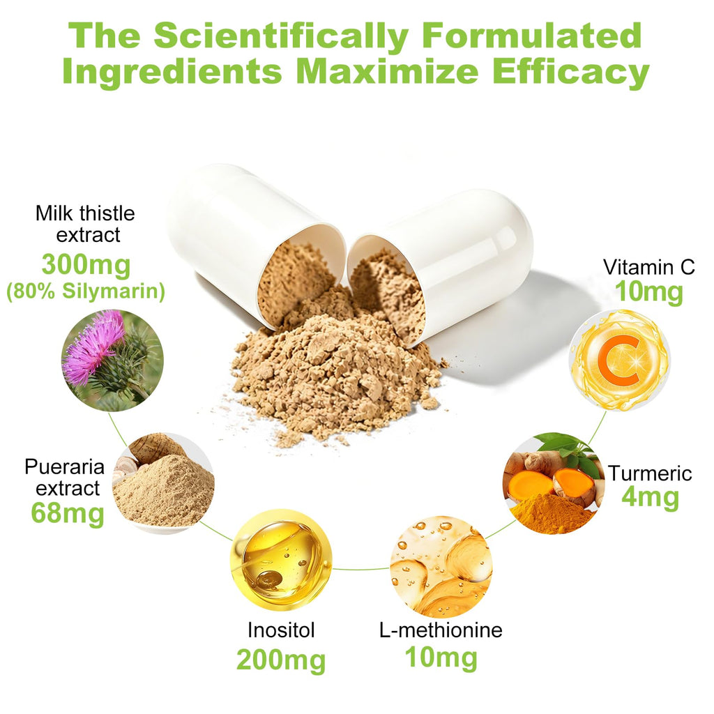 Natural detox support with Milk Thistle