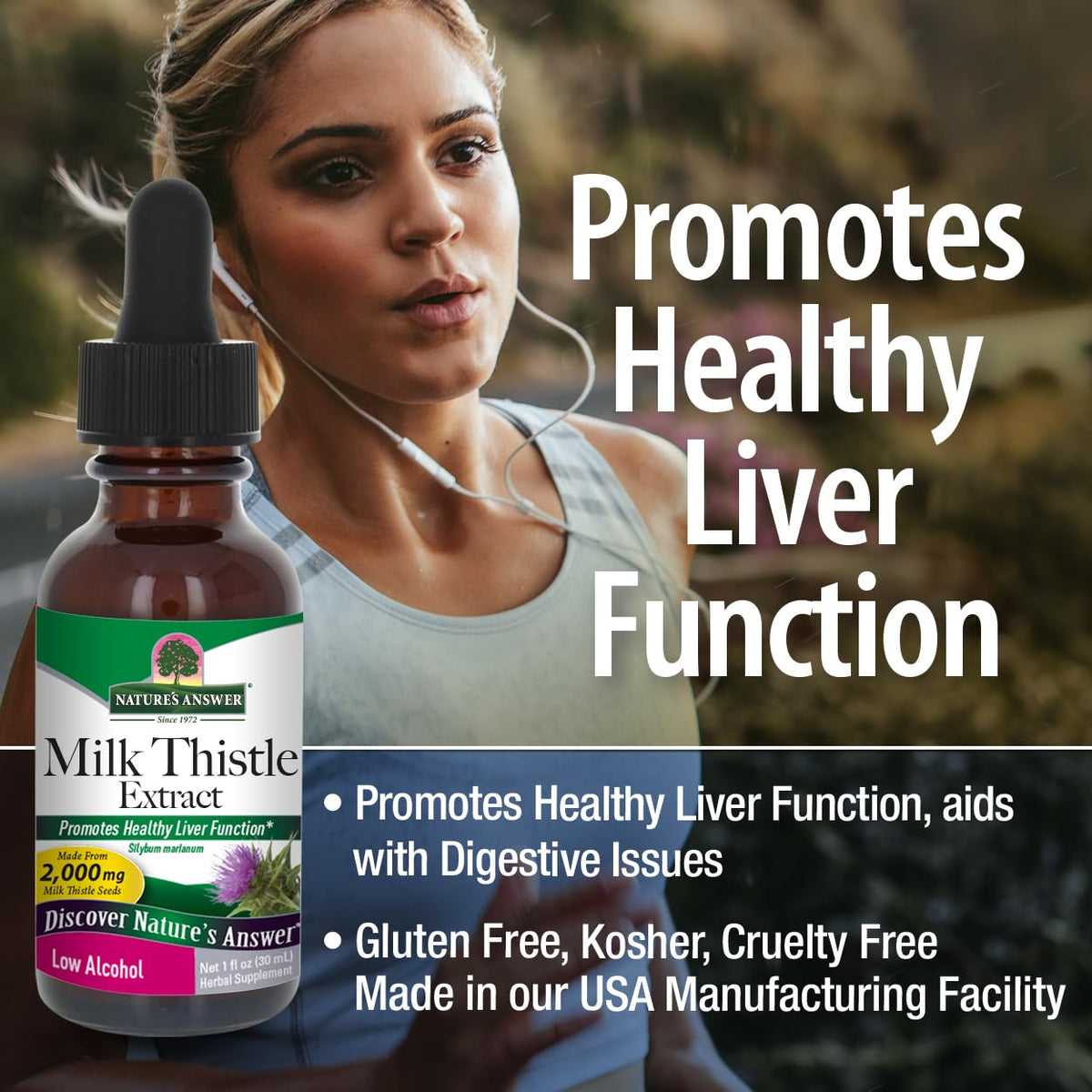 Natural detox support with Milk Thistle