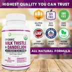 natural detox support with milk thistle