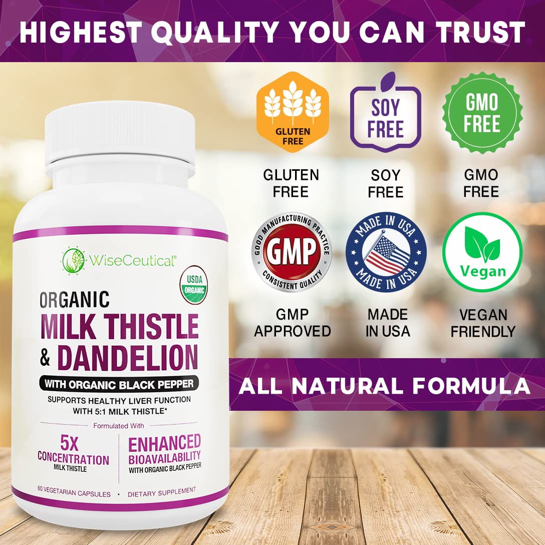 natural detox support with milk thistle