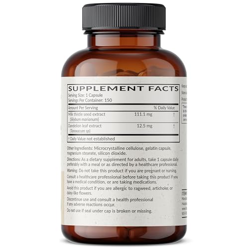 natural detox support with milk thistle