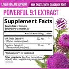 natural detox support with milk thistle