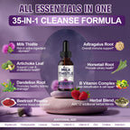 natural detox support with milk thistle