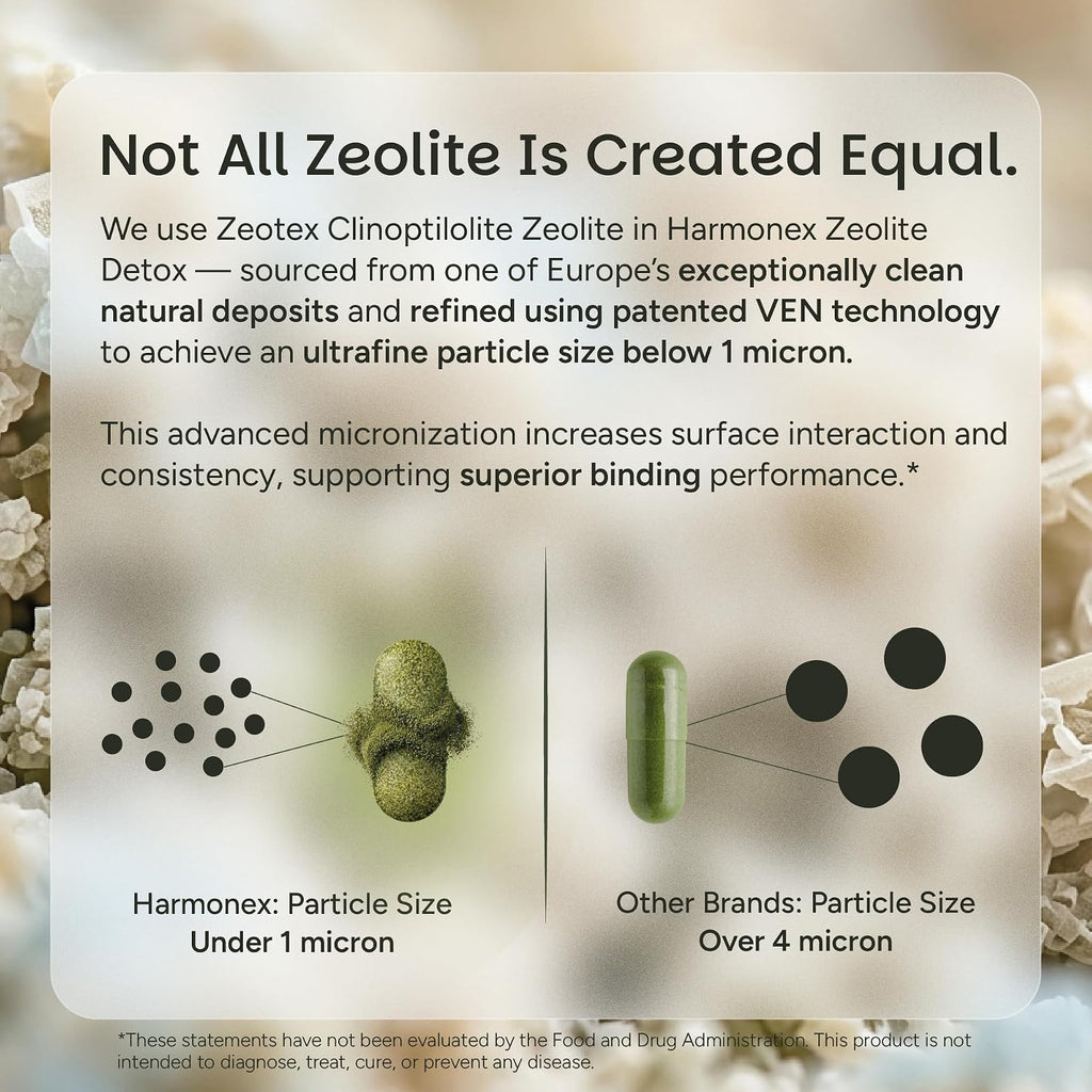 natural detox support with zeolite