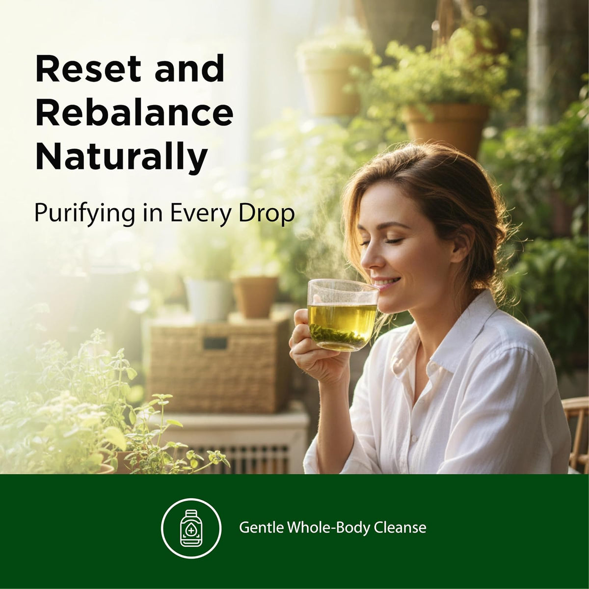 Natural detox tea for wellness