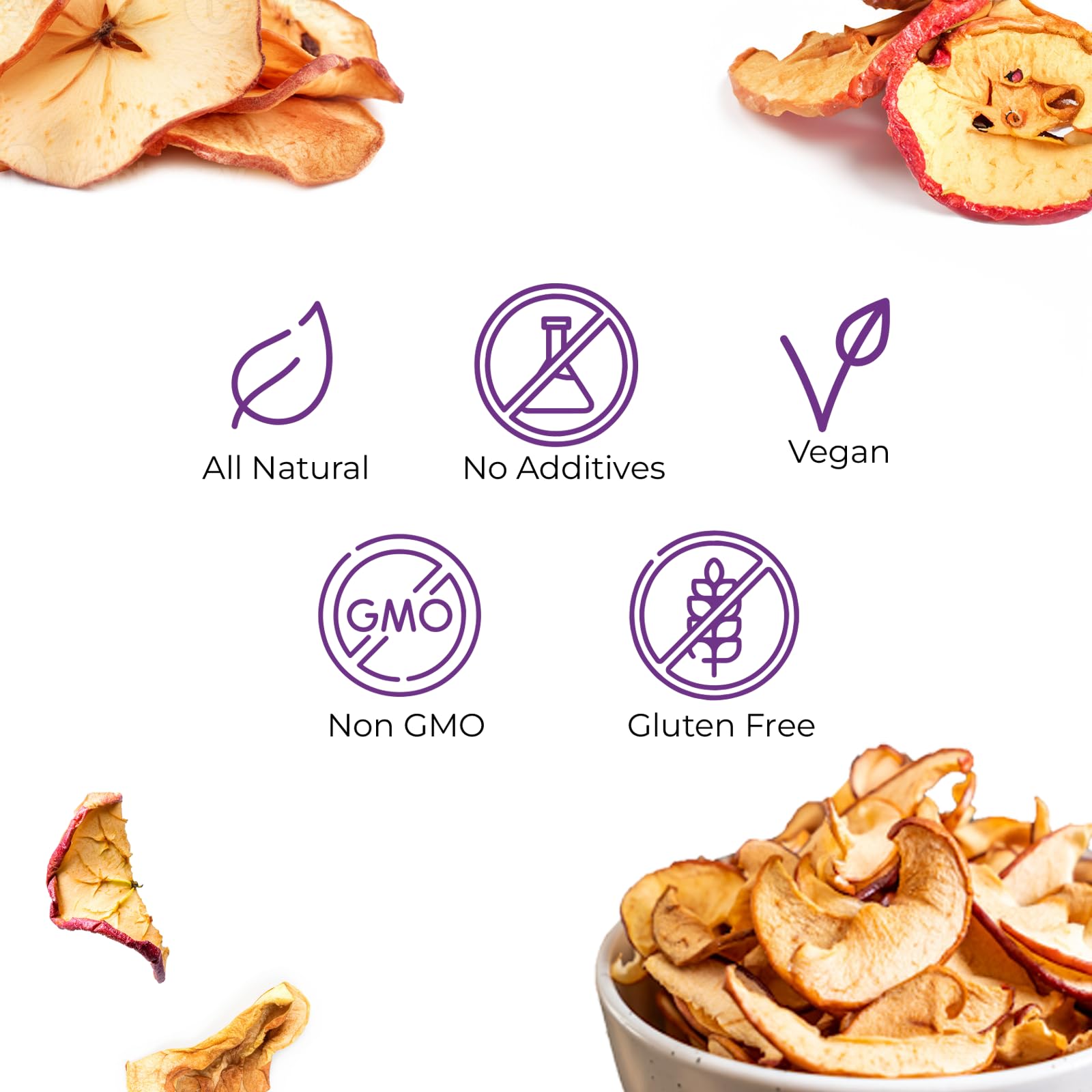 Natural detox tea with apple flavour