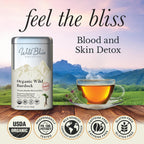 natural detox tea with burdock root