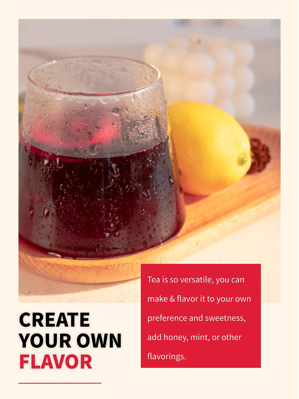 natural detox tea with hibiscus
