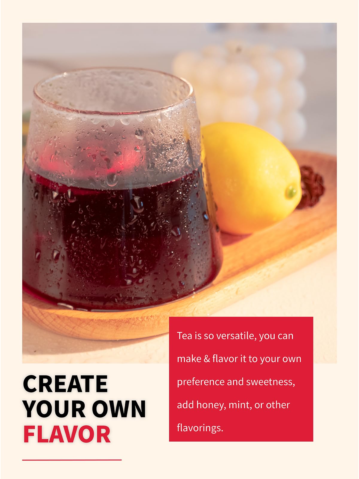 natural detox tea with hibiscus
