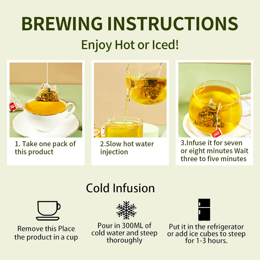 natural detox tea with lotus leaf