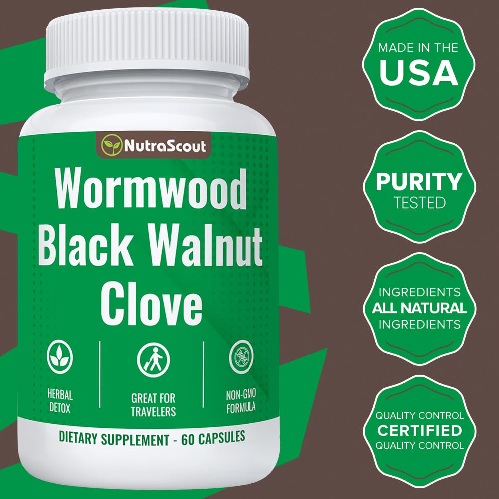 Natural detox tea with wormwood