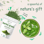 natural detox with barley grass powder