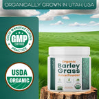 natural detox with barley grass powder