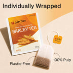 natural detox with barley tea bags