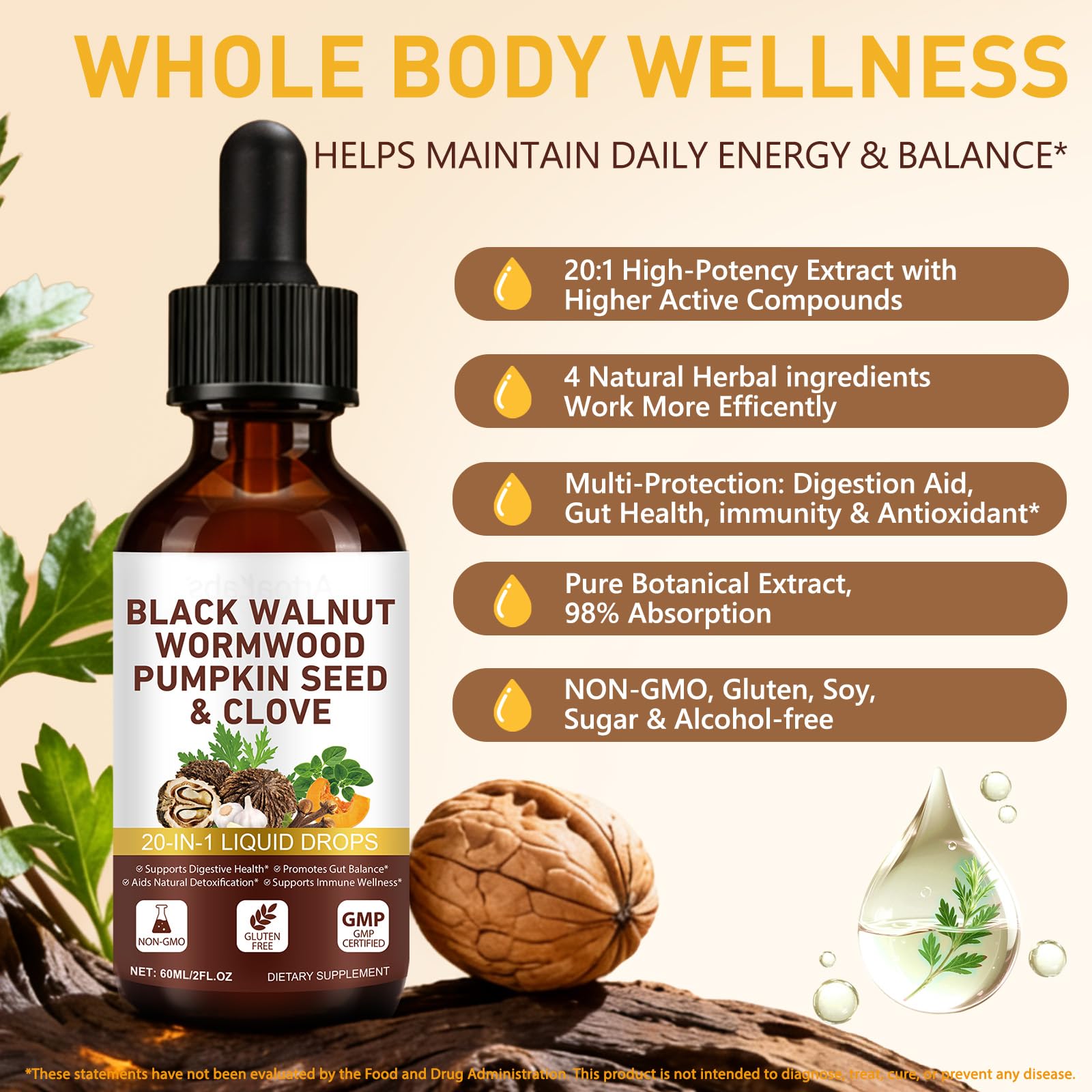 natural detox with black walnut