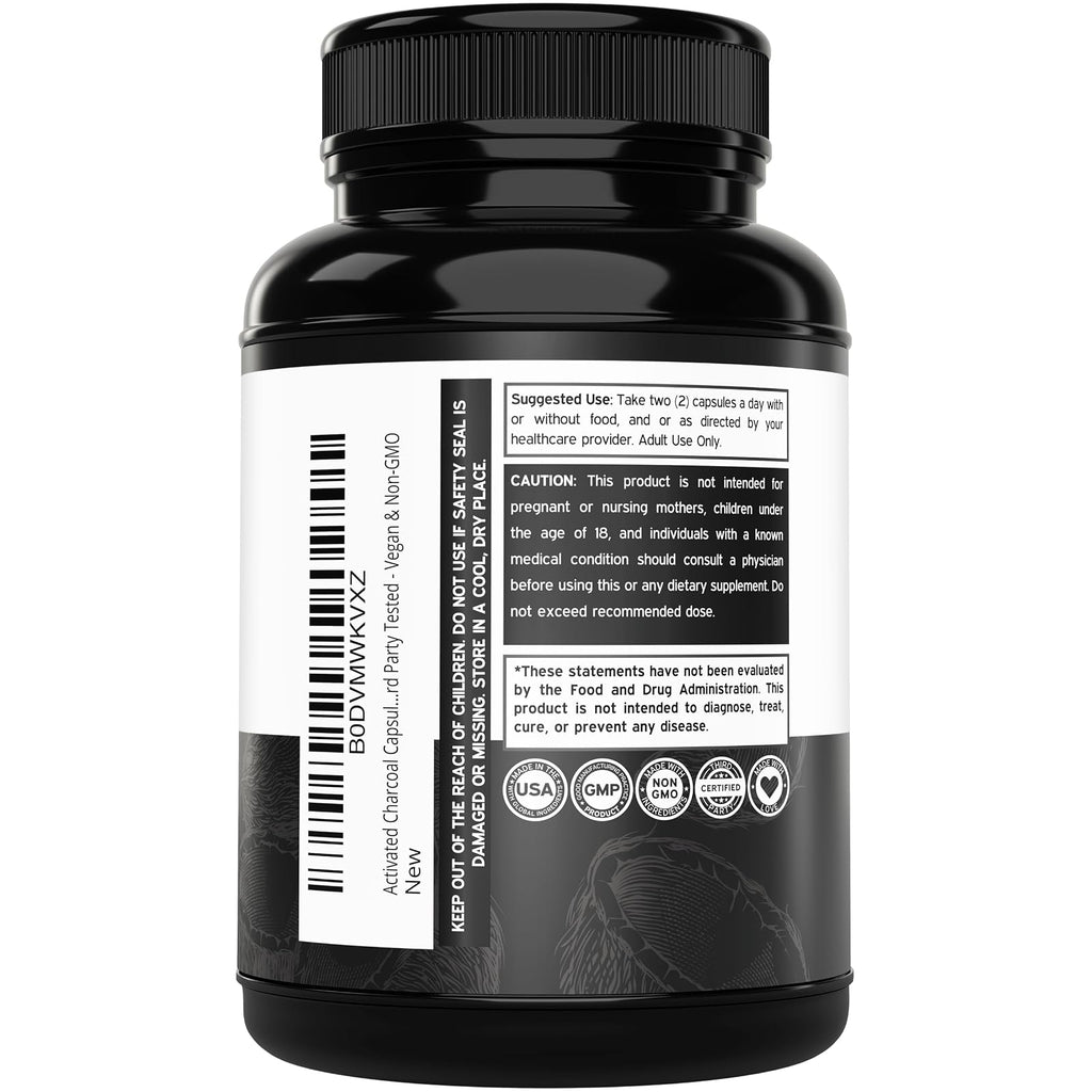 Natural detox with charcoal