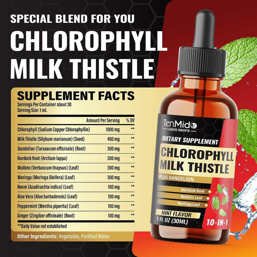 natural detox with chlorophyll drops