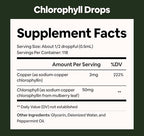 natural detox with chlorophyll drops