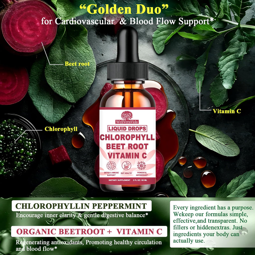 natural detox with chlorophyll drops