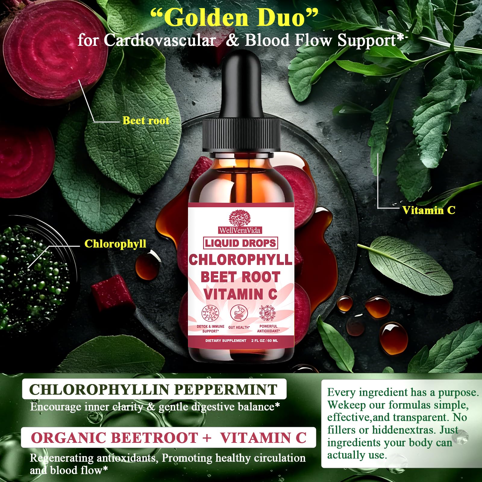 natural detox with chlorophyll drops