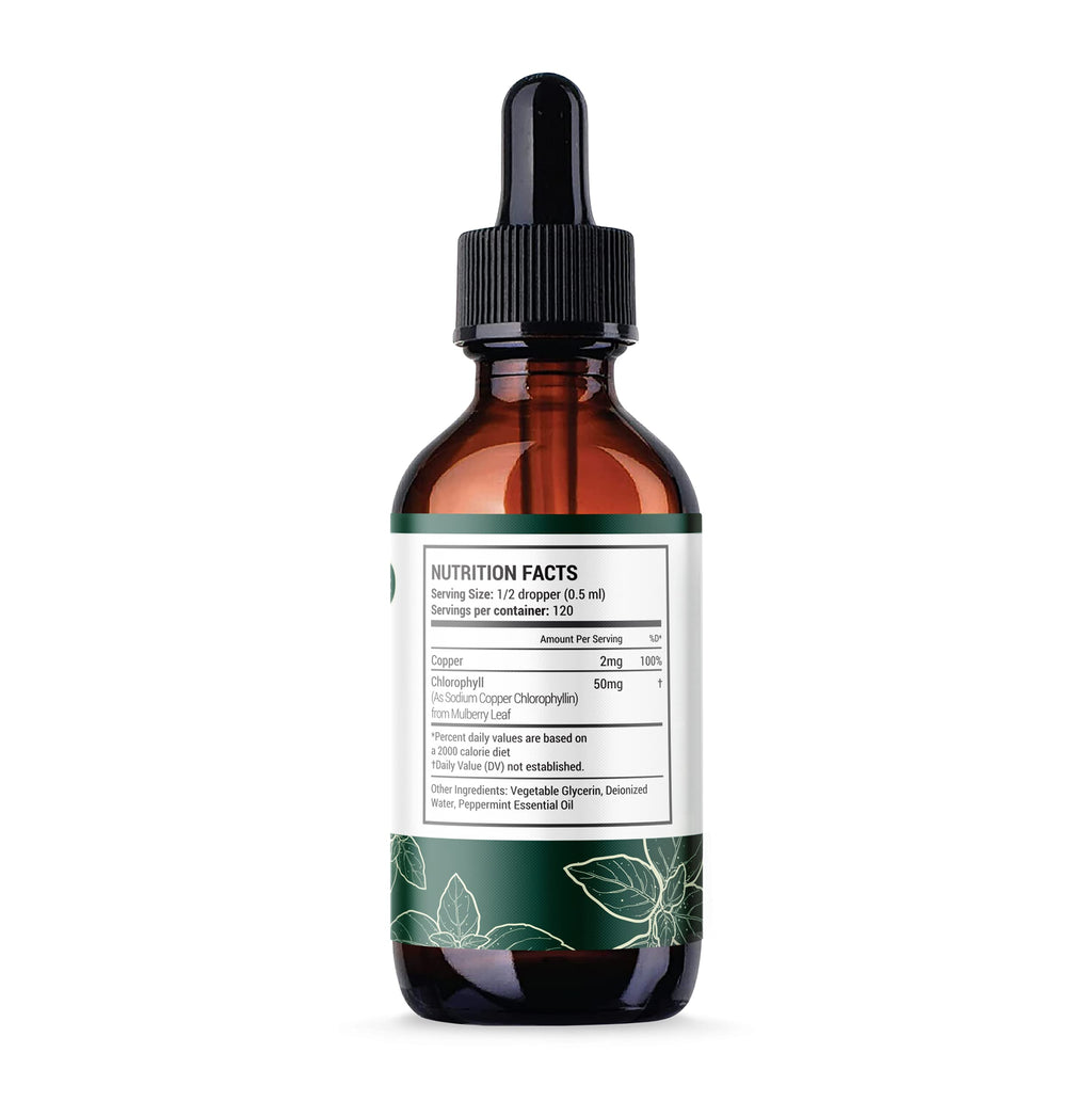 natural detox with chlorophyll drops