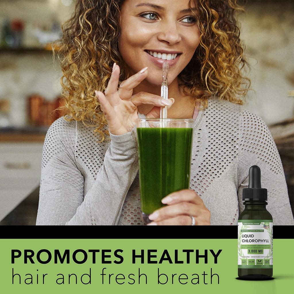 natural detox with chlorophyll drops
