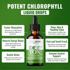 natural detox with chlorophyll drops