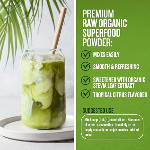 natural detox with chlorophyll powder