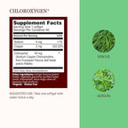 Natural detox with chlorophyll softgels