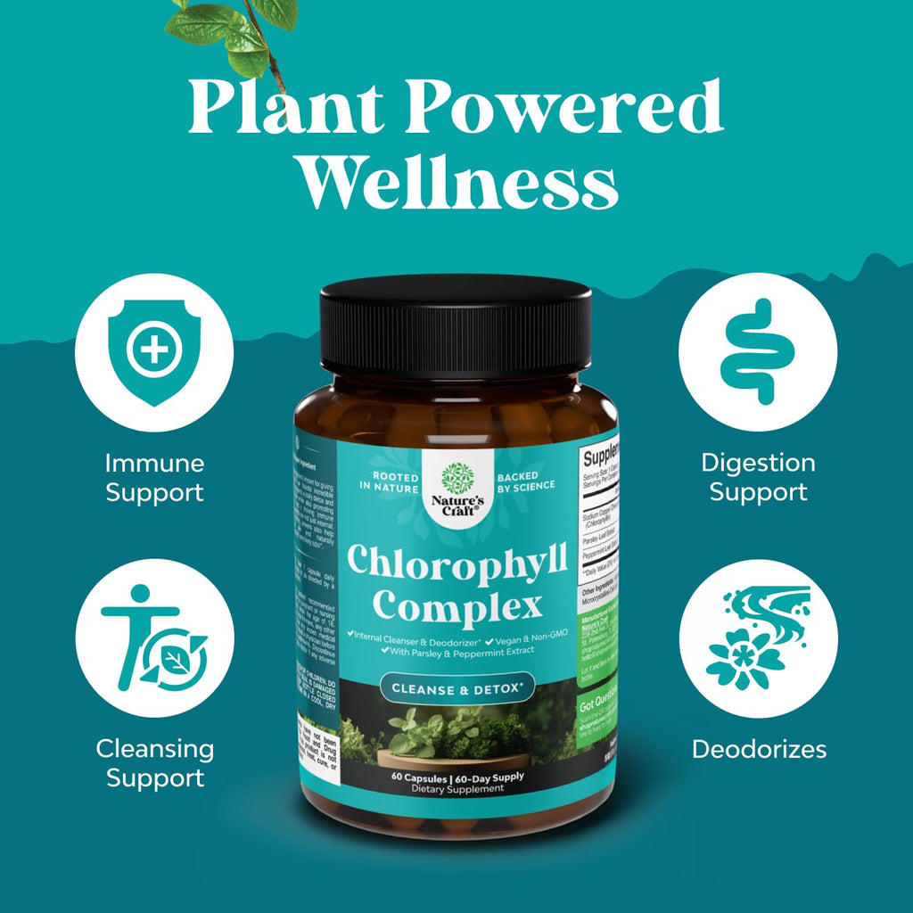 natural detox with chlorophyll supplements