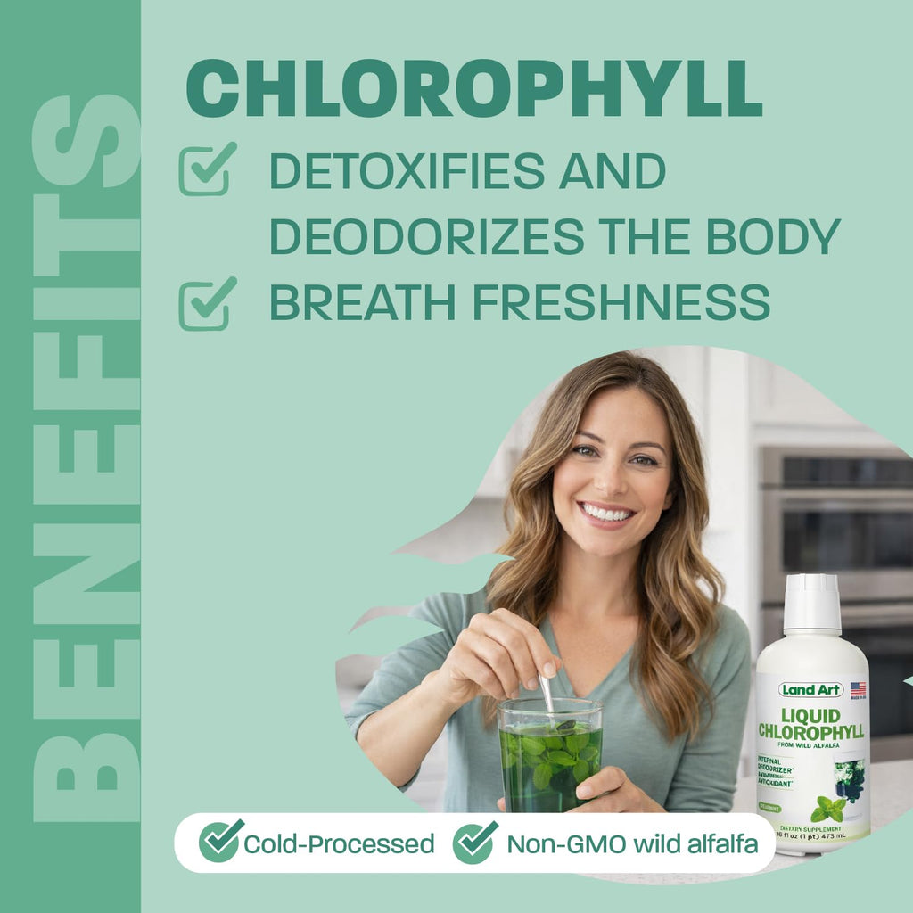 Natural detox with Chlorophyll Wild Alfalfa