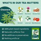 natural detox with cleavers tea