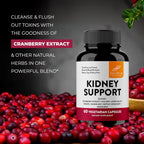 Natural detox with cranberry capsules