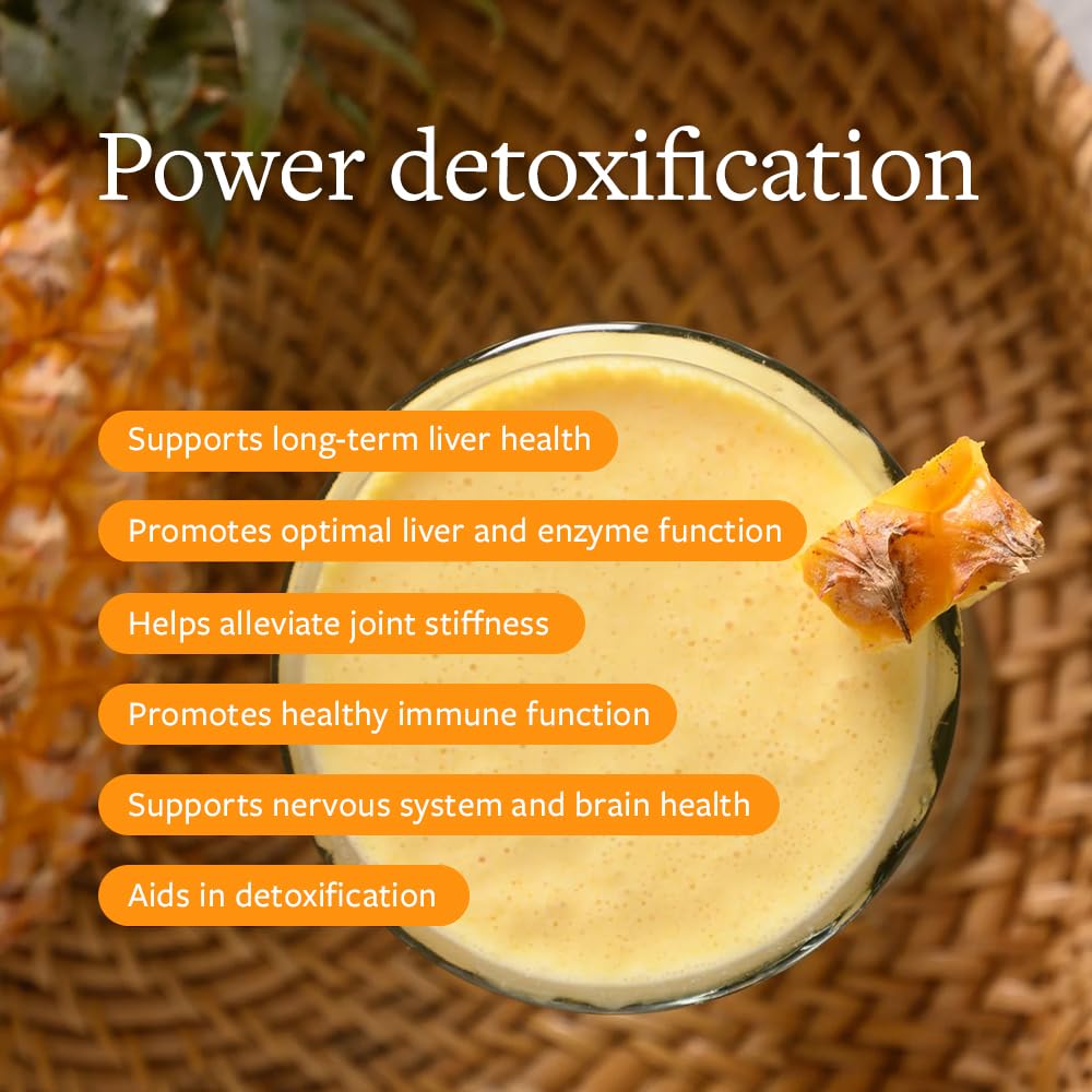 Natural detox with curcumin