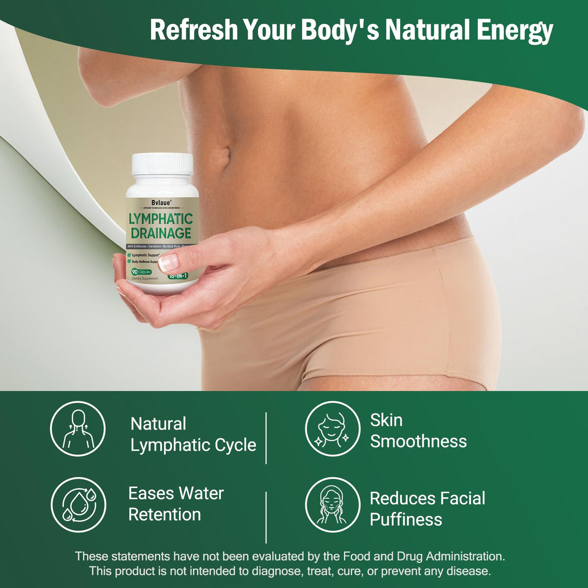 Natural detox with dandelion extract