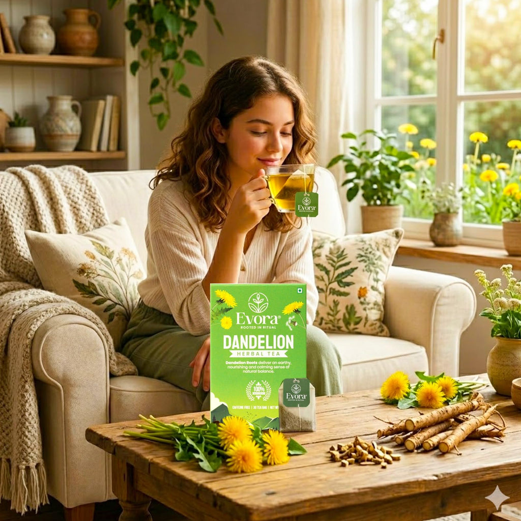 natural detox with dandelion tea