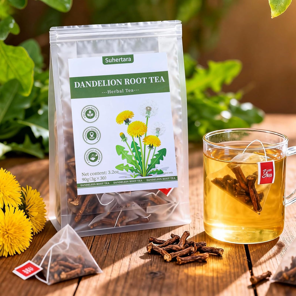 natural detox with dandelion tea