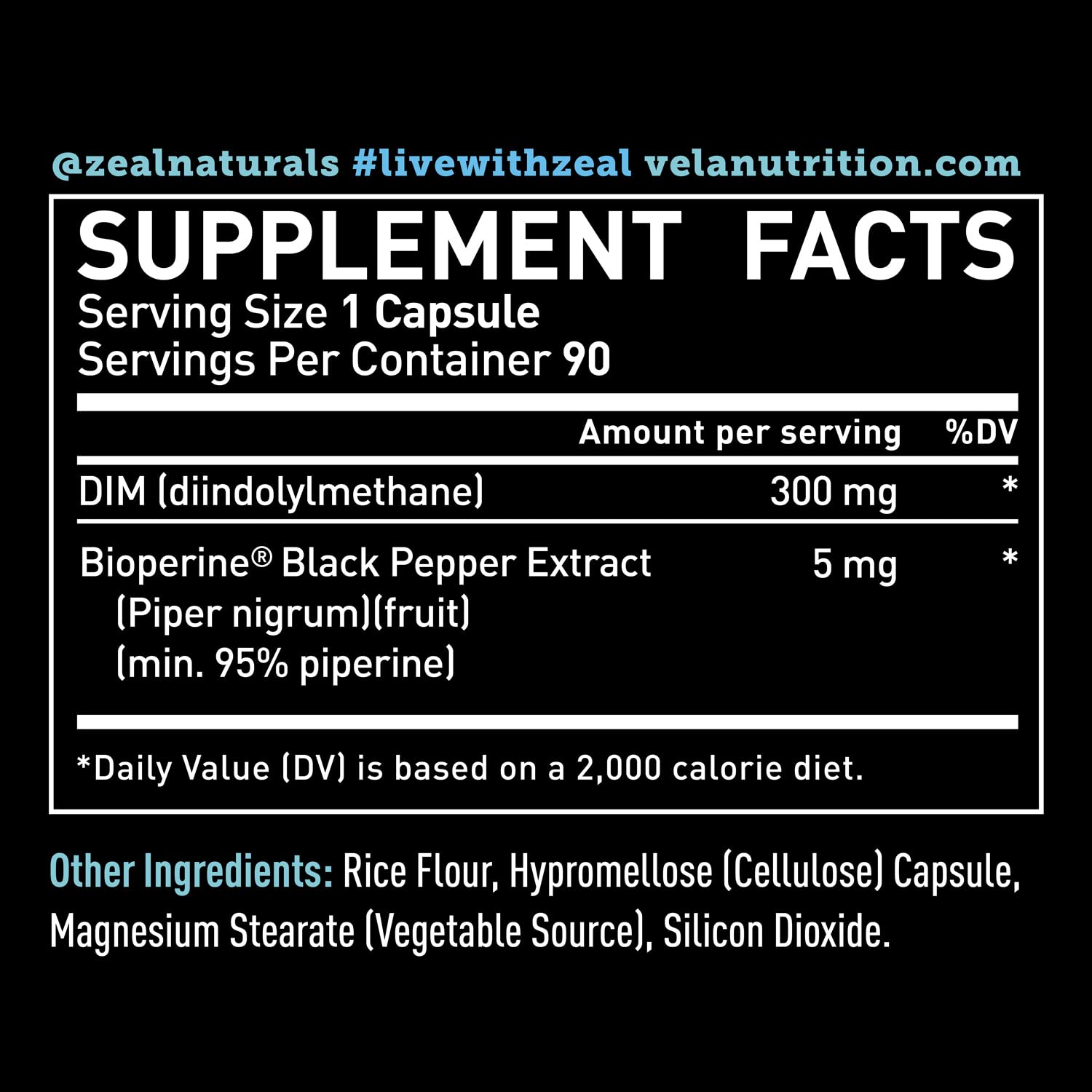 Natural detox with DIM supplement