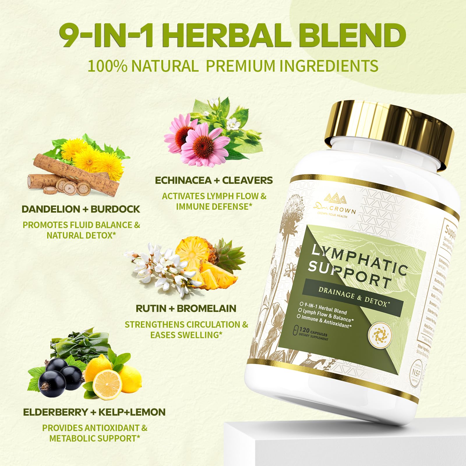 Natural detox with DR. CROWN capsules