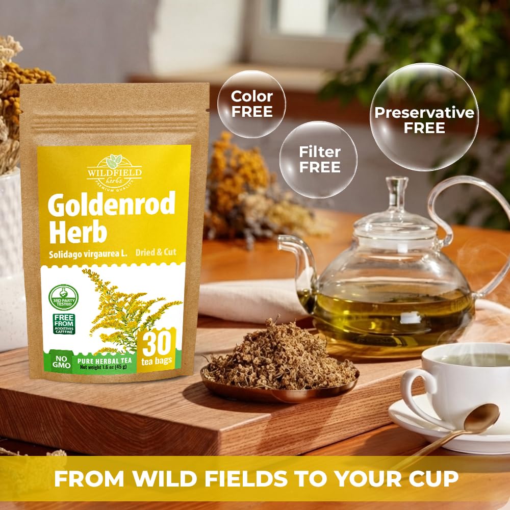 natural detox with goldenrod tea