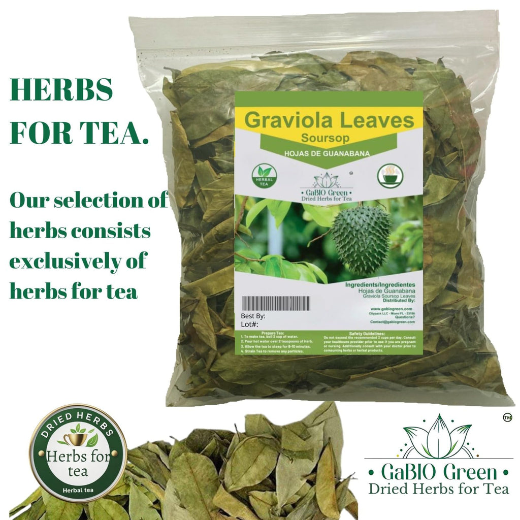 natural detox with graviola leaves