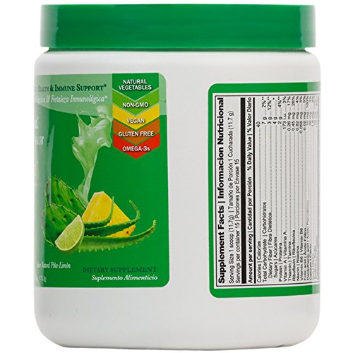 natural detox with greens powder