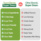 natural detox with greens powders