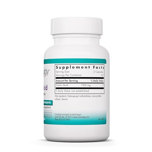 natural detox with humic acid capsules