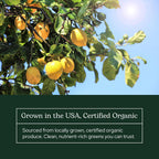 natural detox with lemon greens powder