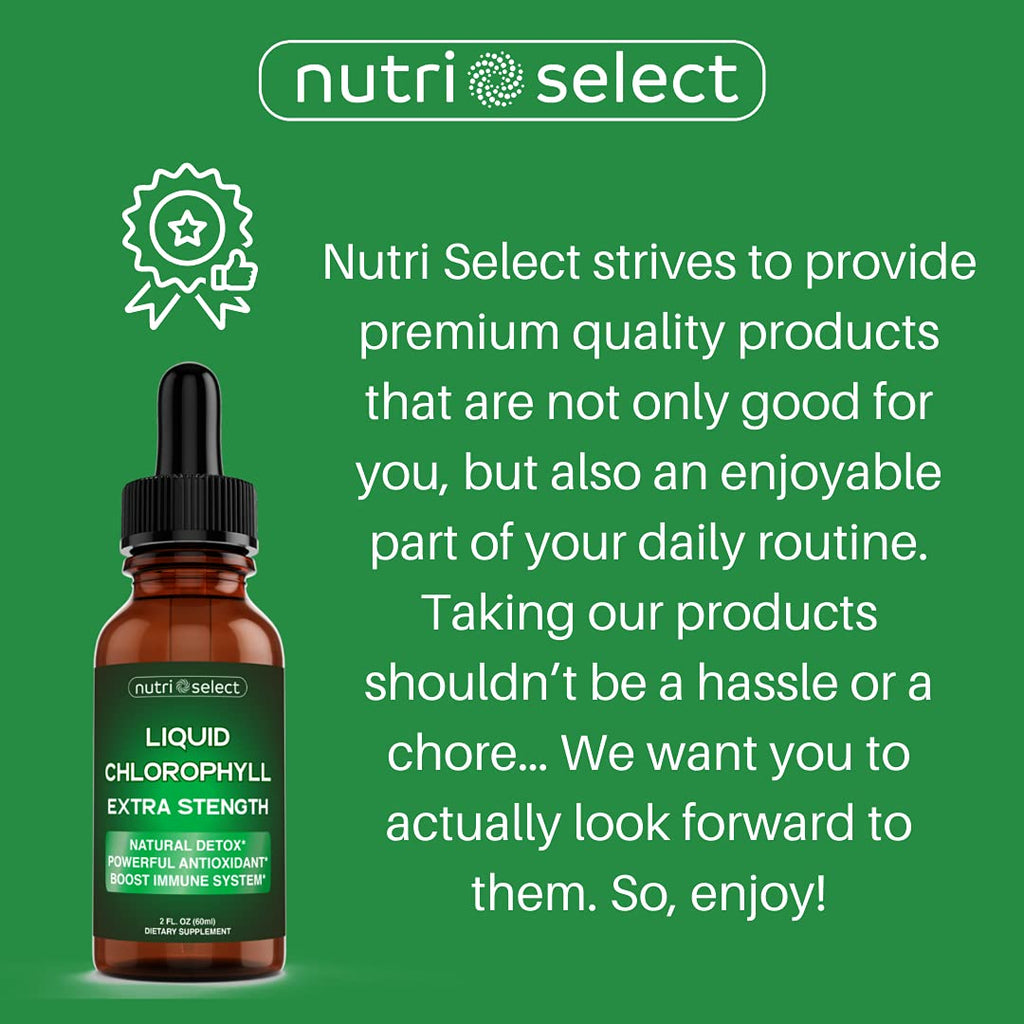 Natural detox with liquid chlorophyll