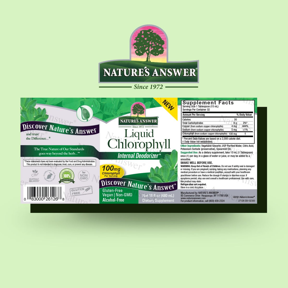 natural detox with liquid chlorophyll