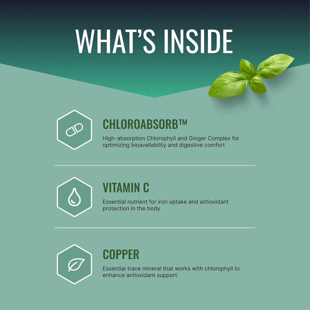 natural detox with liquid chlorophyll